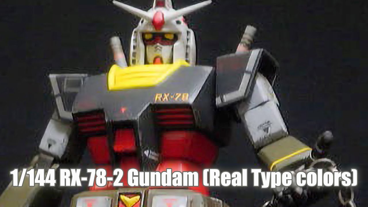 1/144 RX-78-2 Gundam (Real Type colors) - Custom Build - YouTube