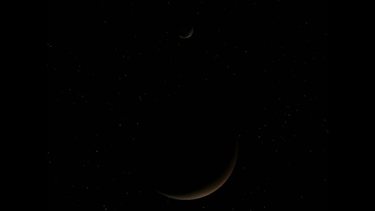 Pluto and Charon Rotation - YouTube