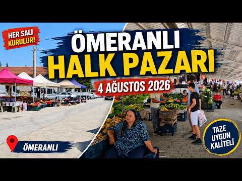 Ömeranlı Halk Pazarı 4 Ağustos 2026 | Güncel Pazar Fiyatları | Sebze Meyve Fiyatları | Konya