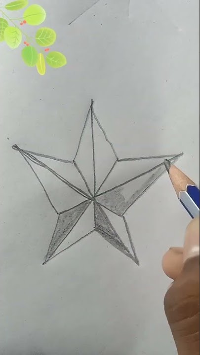 how to draw 3d star ⭐ #art #shorts - YouTube