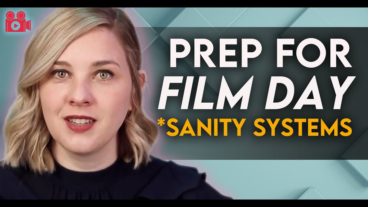How to PREPARE for Filming Day and STAY ORGANIZED (100s of Videos ...