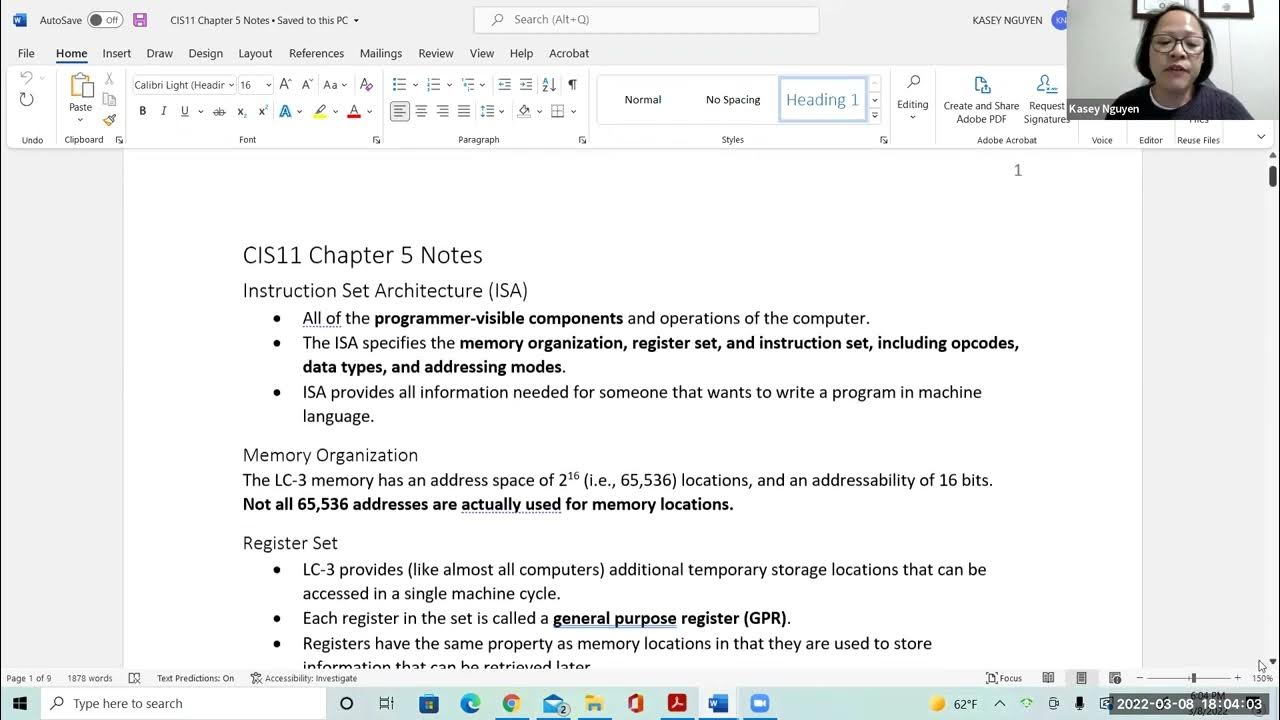 Cis11 Unit 4 Lecture Lc 3 Instructions Youtube