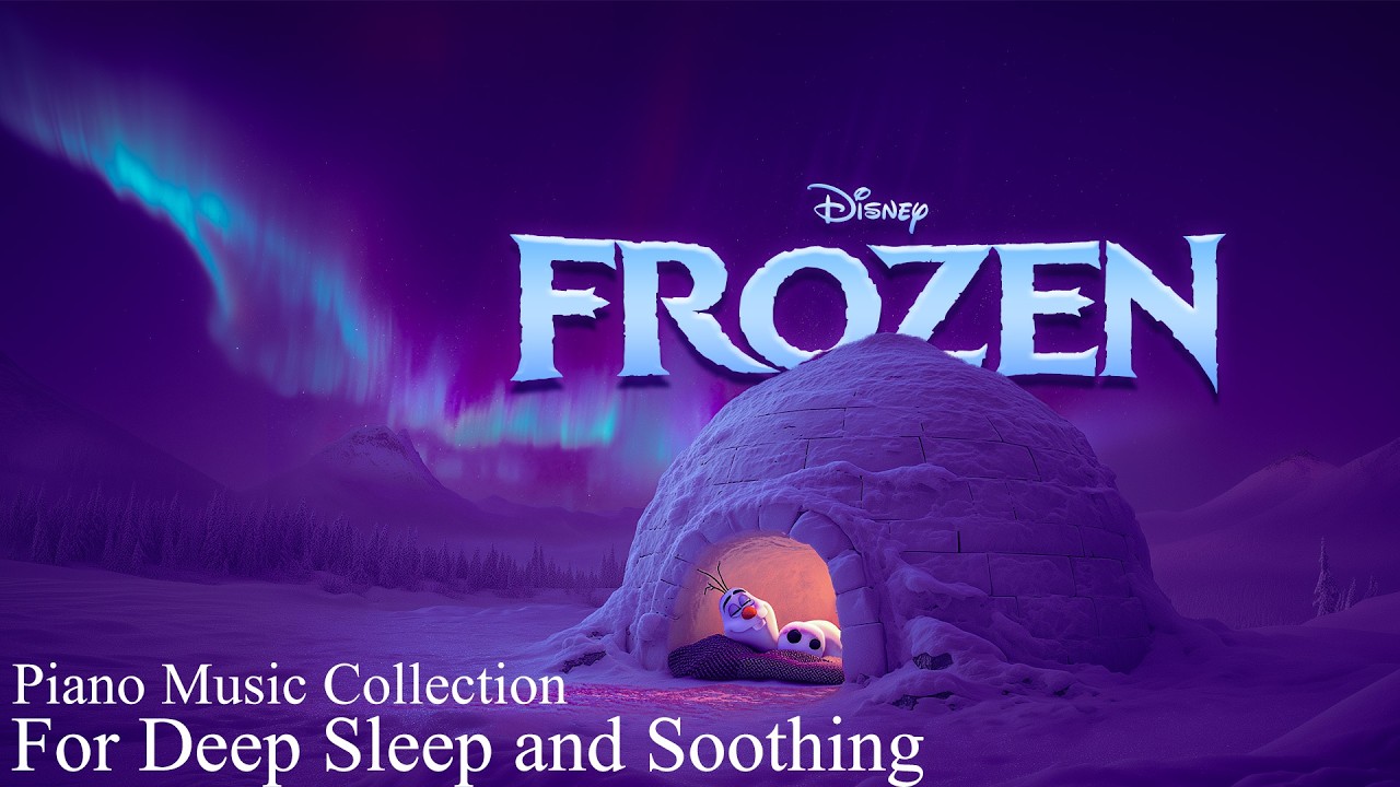 Frozen Dreams in the Arctic ️☃️ | Disney Piano Music for Deep Sleep ...