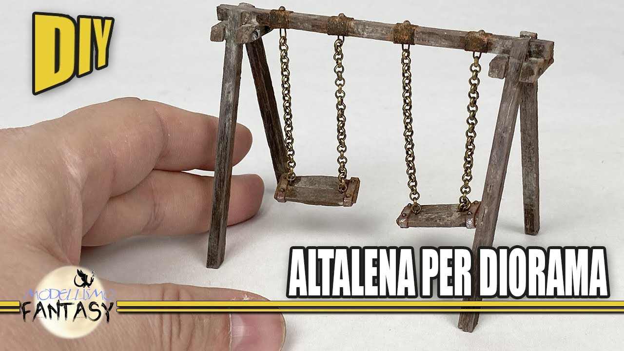 TUTORIAL Costruire un altalena per DIORAMA - Scala 1:24 #099 - YouTube