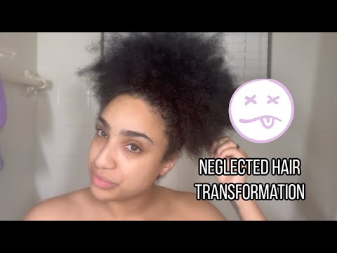 Neglected Hair Transformation - YouTube