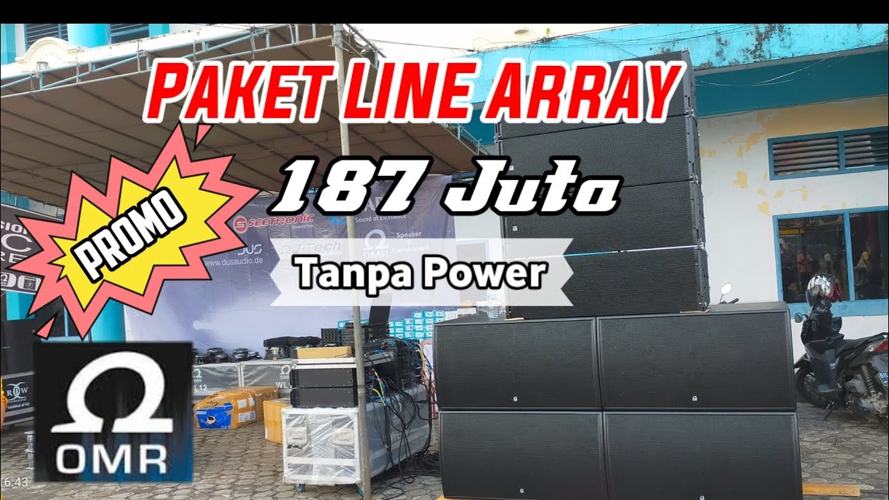 Paket Soundsystem Line Array OMR 187 juta tanpa power - OMR - Percusion ...