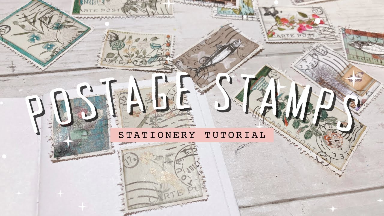 Easy DIY Faux Postage Stamps Using Magazine Cutouts | Craft Sessions ...