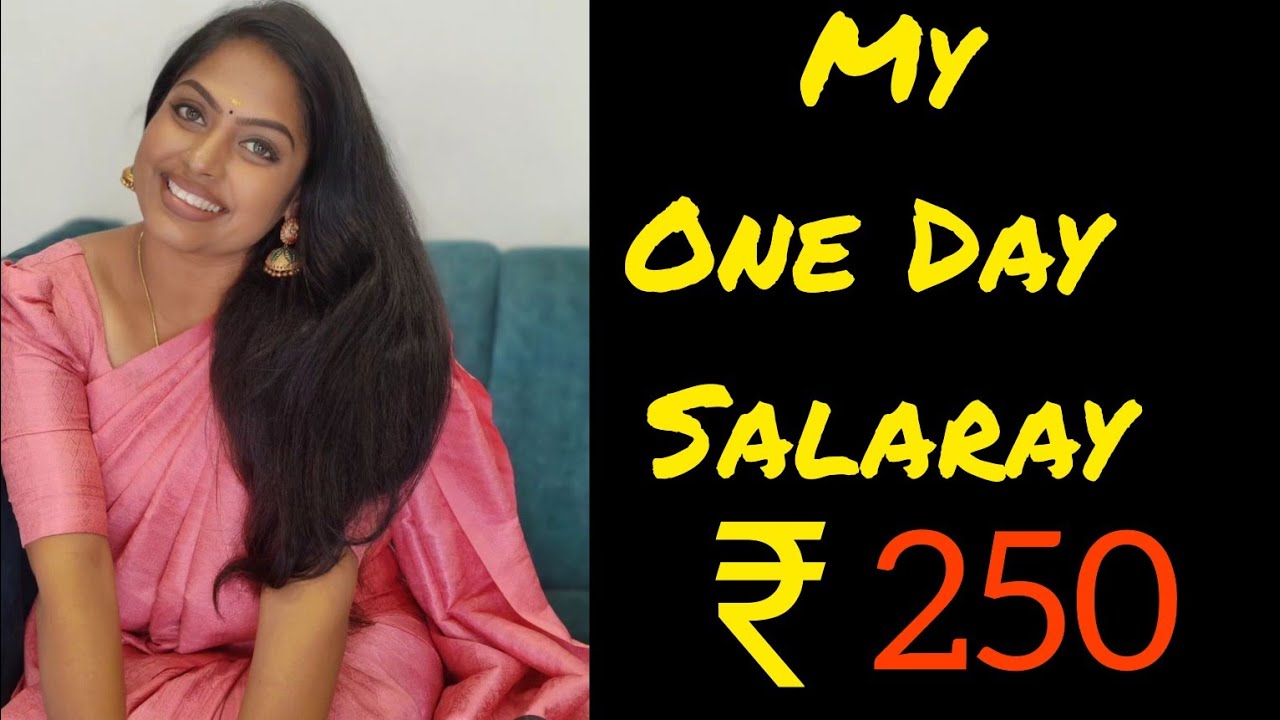 My one Day Salary ₹250 #nila #nilamakeoverartistry # ...