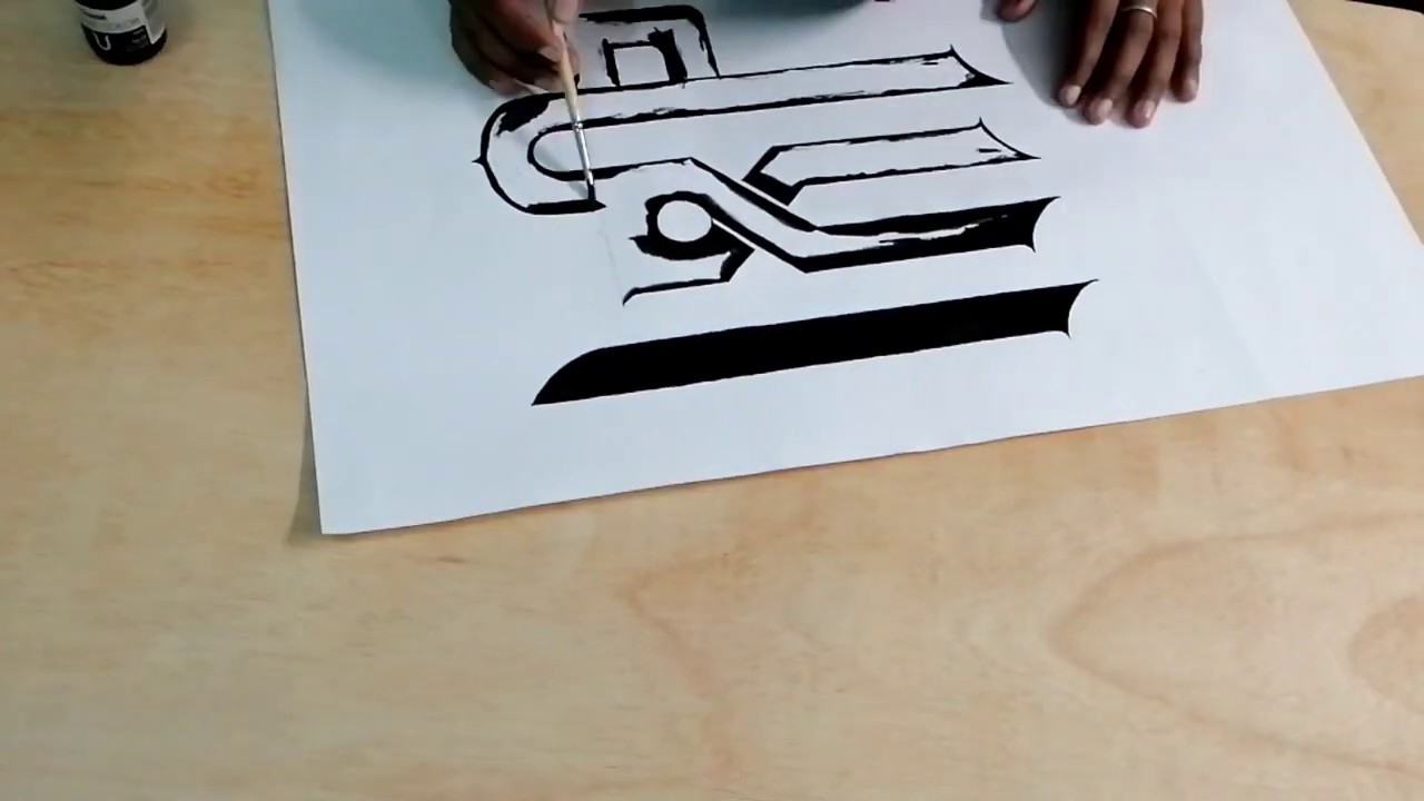 KUFIC ARABIC CALLIGRAPHY | CALLIGRAPHY TUTORIAL | KUFIC SCRIPT ARABIC ...