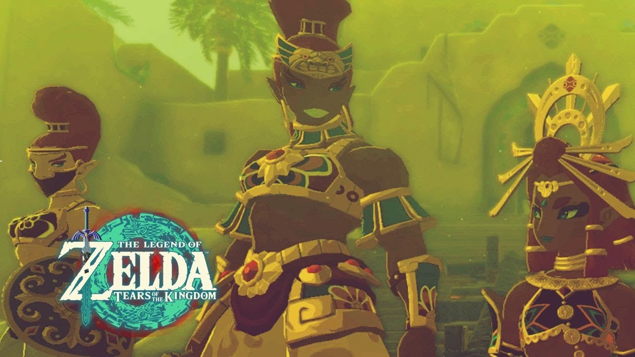 The Legend of Zelda: Tears of the Kingdom Red Temples in Gerudo Desert ...