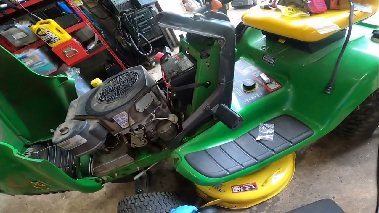 John Deere PTO safety arm replacement. No start JD pto switch. - YouTube