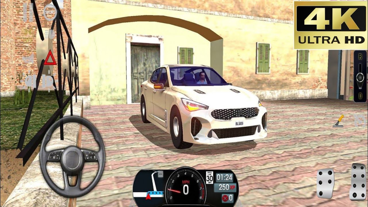 Kia sttinger Car test Drive Driving School Simulator - YouTube
