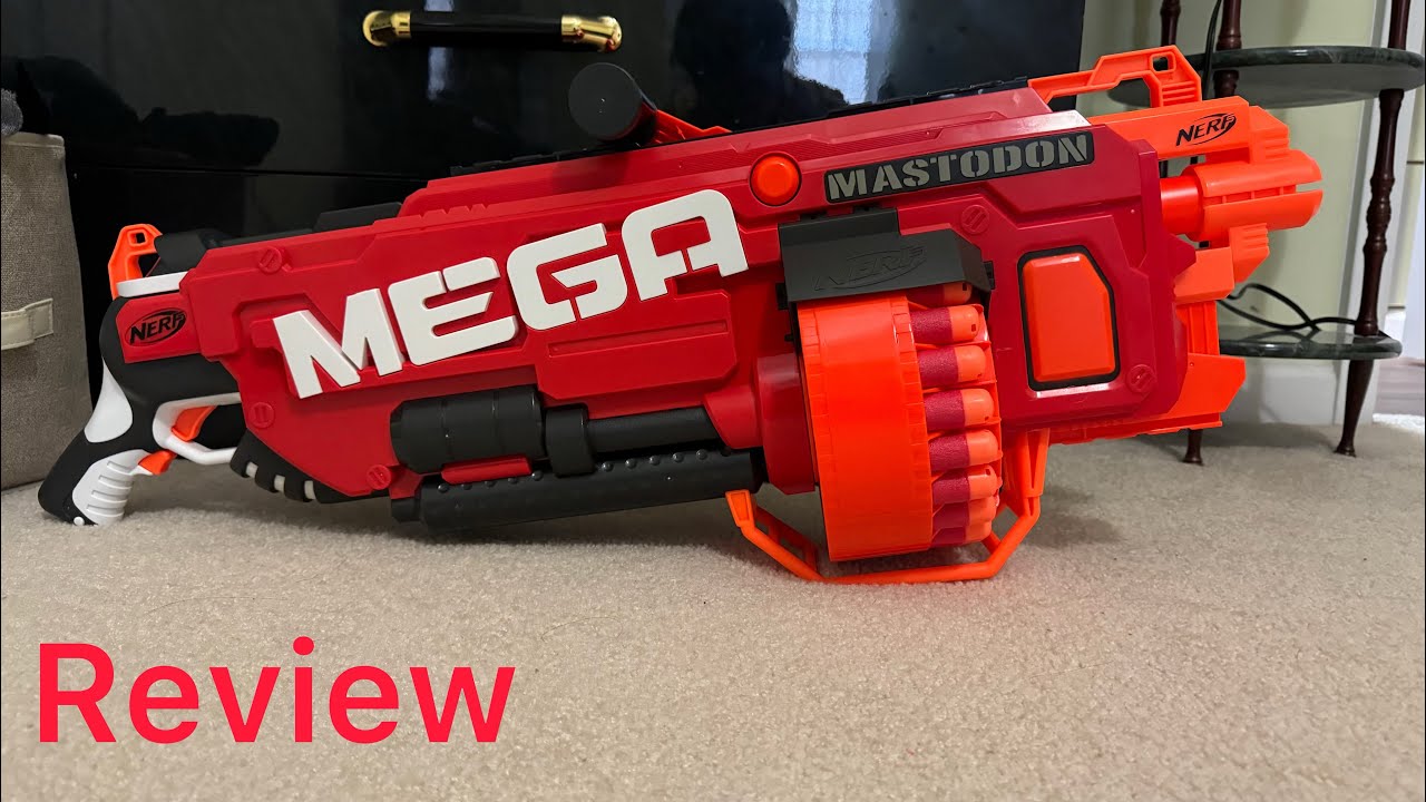 [REVIEW] Nerf Mega Mastodon (beast!) - YouTube