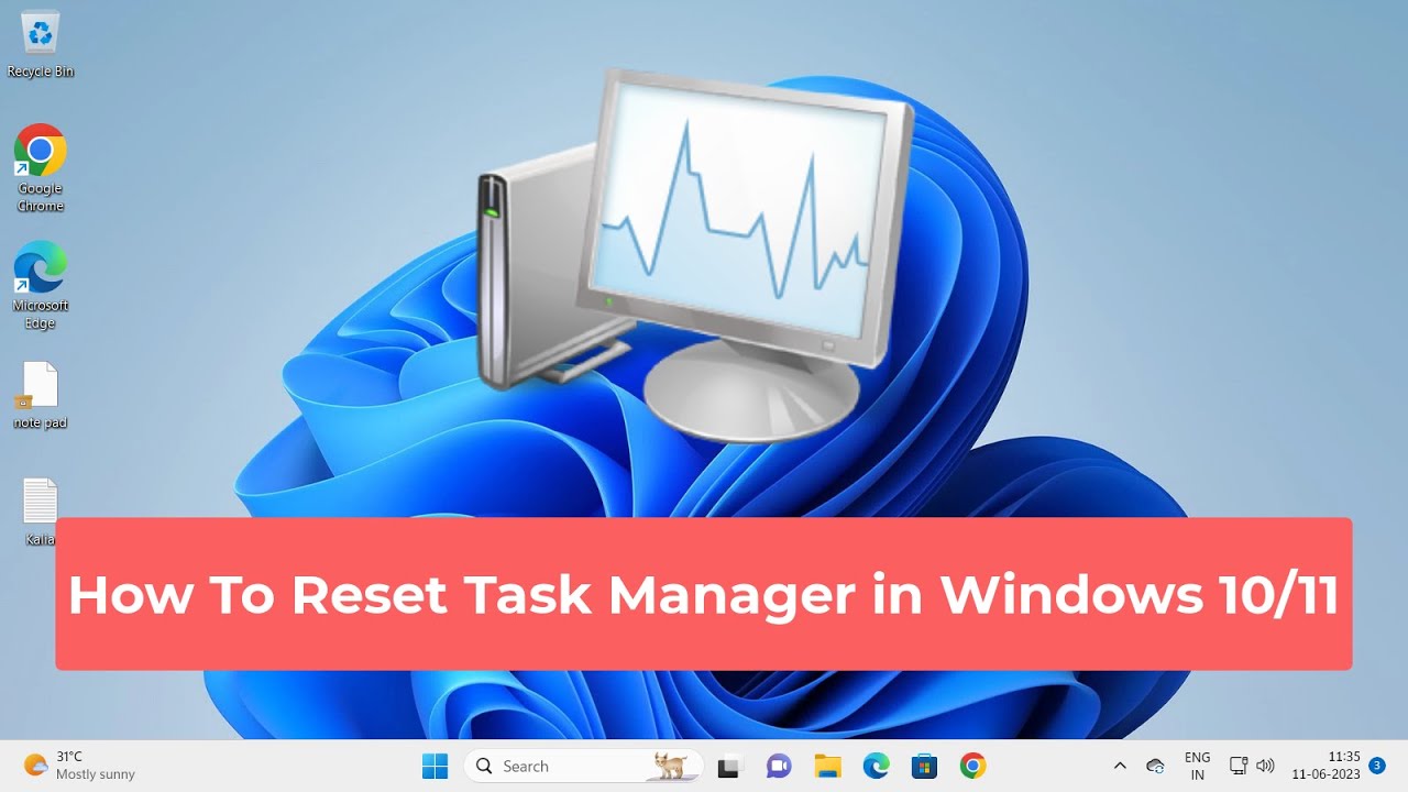 How To Reset Task Manager in Windows 10/11 - YouTube