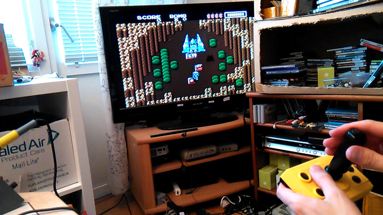 Hudson famicom joystick demo - YouTube