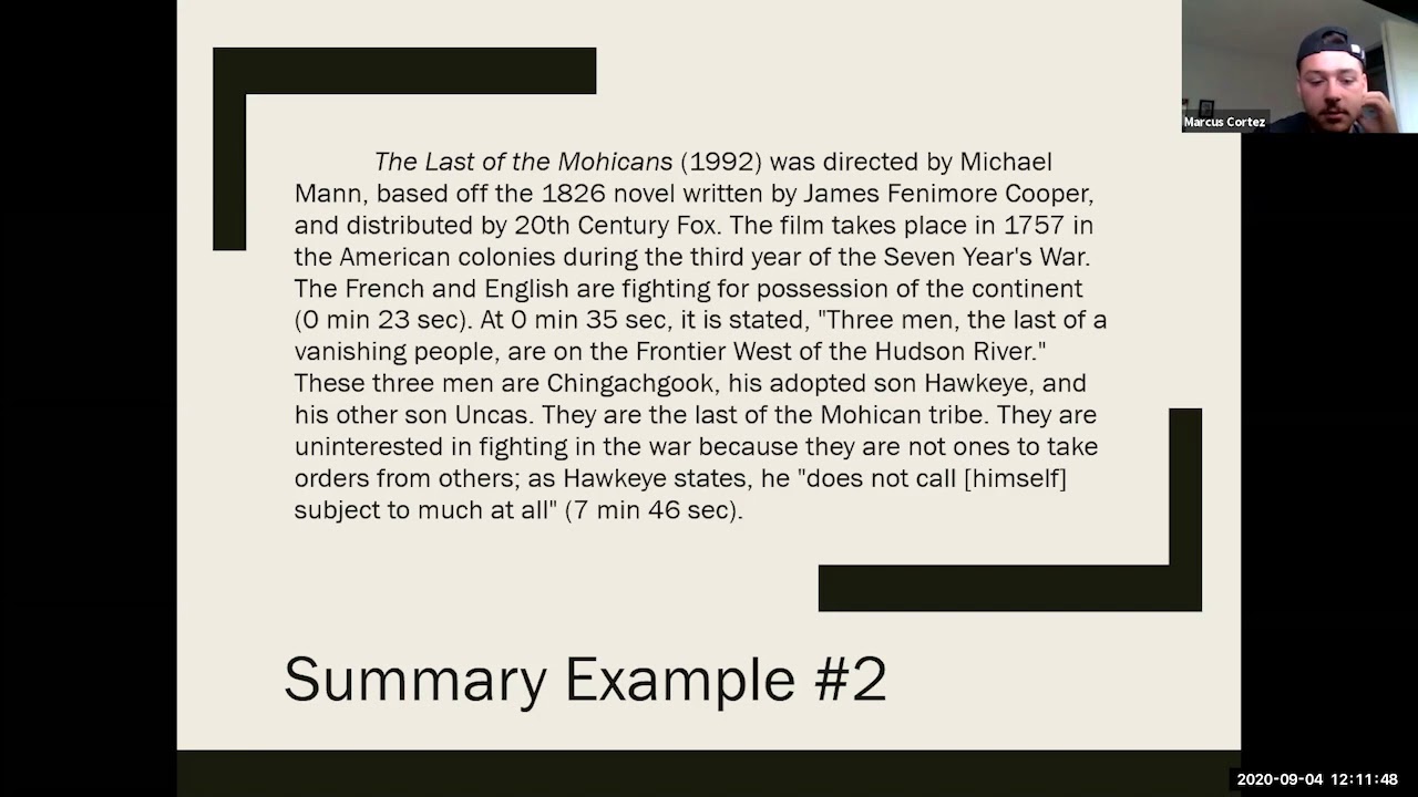 How to Write a Video Critique Nina , UNR Writing Center - YouTube