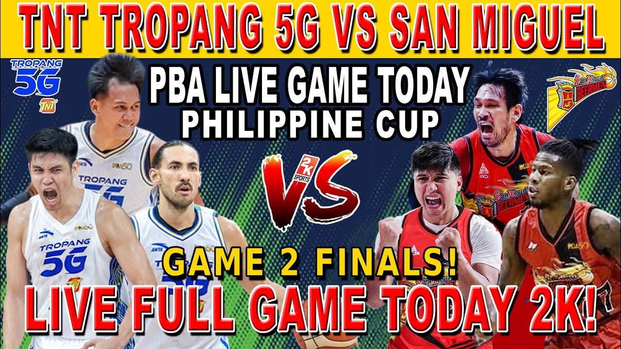 TNT vs SAN MIGUEL | GAME 2 FINALS | PBA LIVE FULL GAME TODAY | PBA ...
