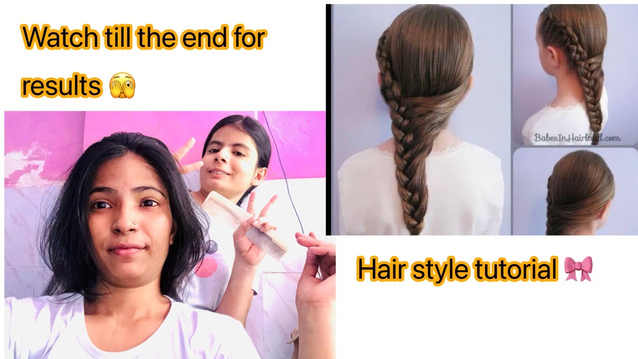 Hair style tutorial 🎀 || how to do attractive hair style || - YouTube