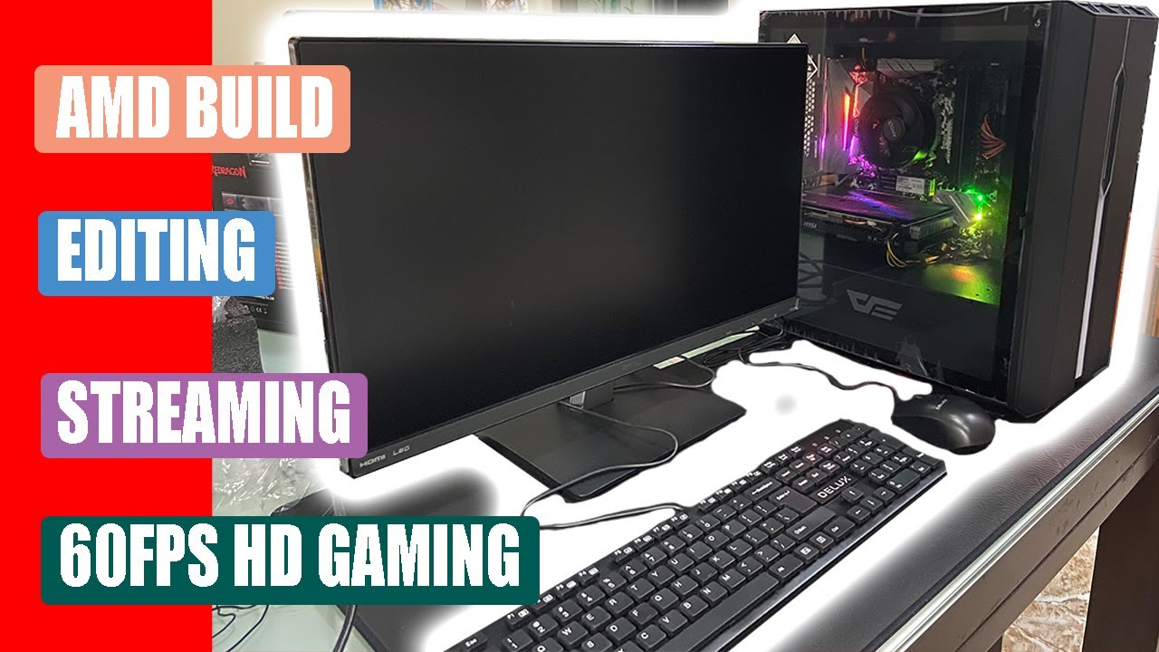 QUARANTINE BUILD : 40K PHP ($820) MID RANGE RYZEN PC - YouTube