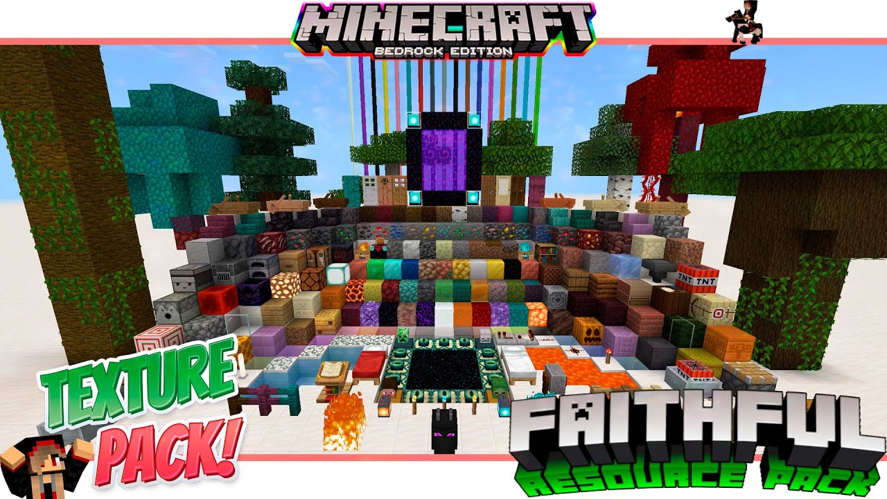 Texture Pack 'Faithful' [ 512x512 ] | Minecraft Bedrock ( 1.17 - Part I ...