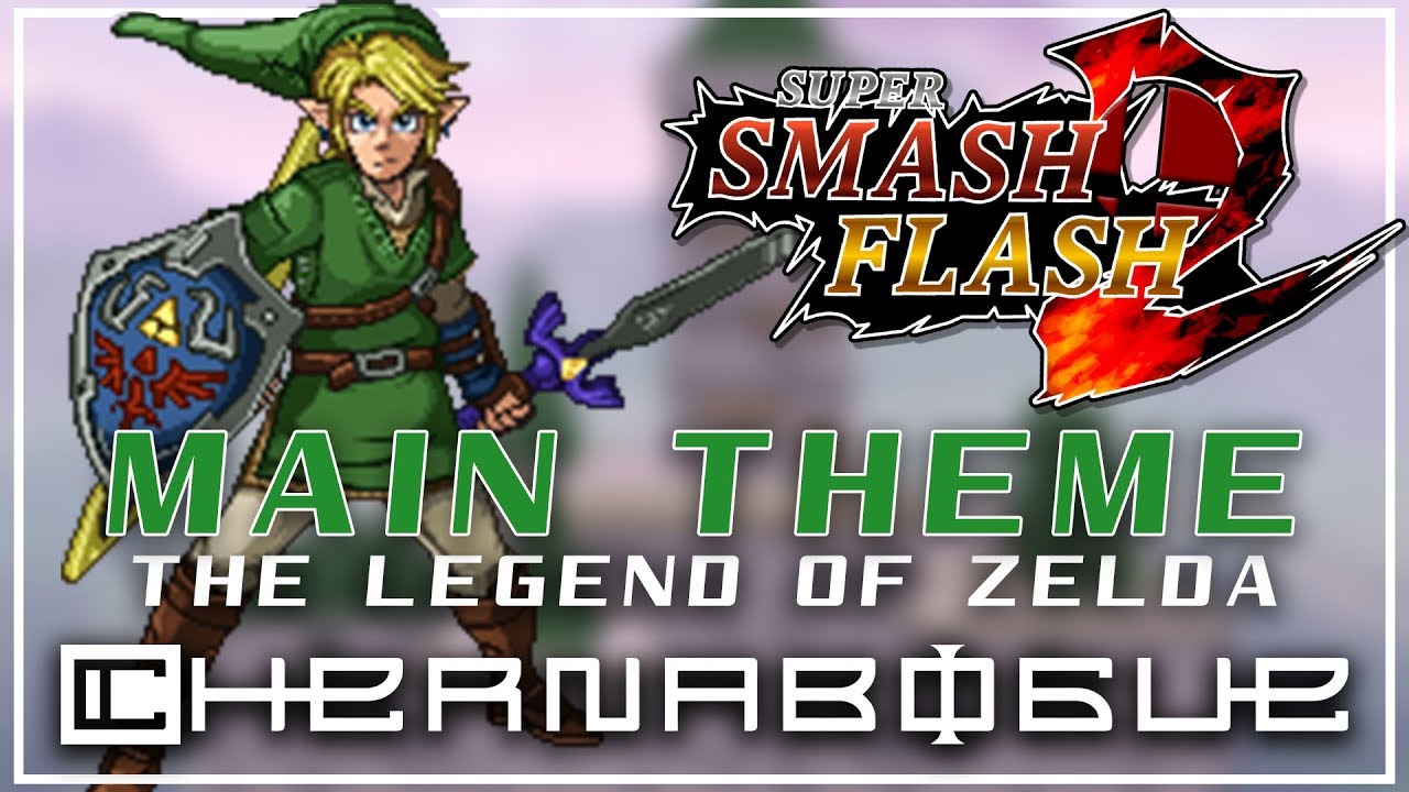 Super Smash Flash 2 - The Legend of Zelda Main Theme - YouTube
