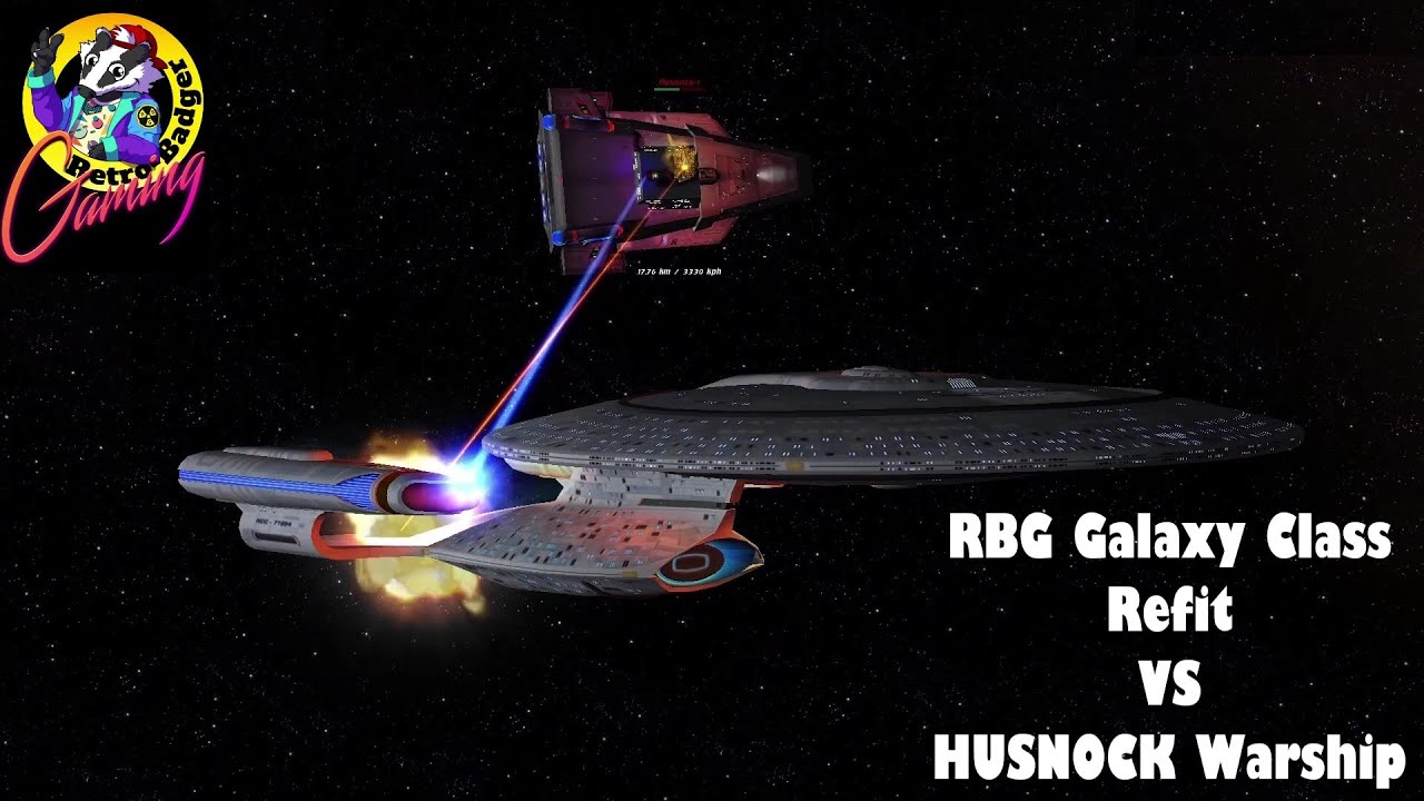 Galaxy Class VS Husnock Warship | Star Trek TNG The Survivors | Ship ...