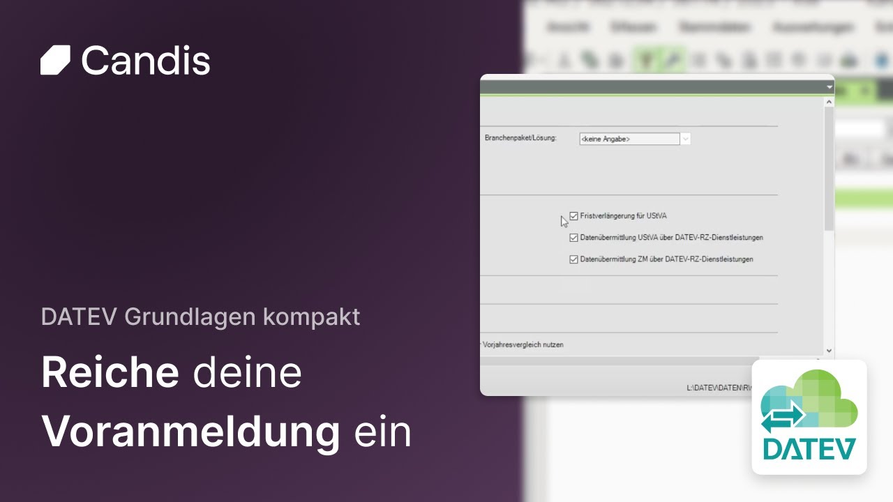 Umsatzsteuervoranmeldung einreichen I DATEV Grundlagen kompakt I ...