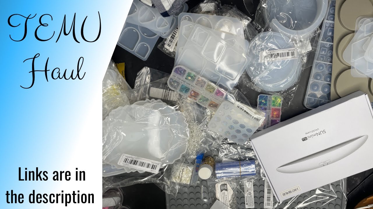 TEMU Haul | Affordable TEMU Resin Molds & Jewelry Supplies ...