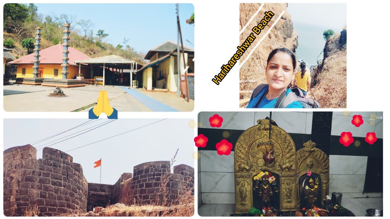 Harihareshwar Temple🛕& Beach | Bankot Fort/Killa( Himmatgad Fort)| # ...
