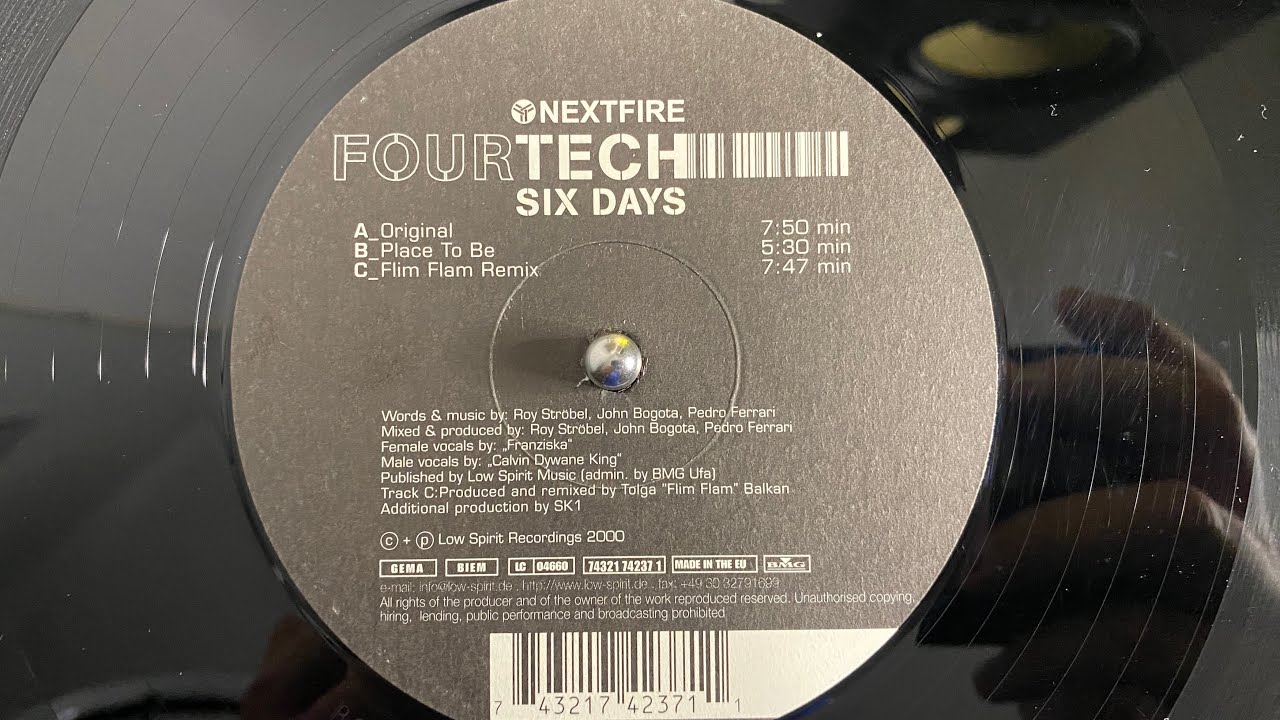 Fourtech – Six Days (Flim Flam Remix) - Nextfire Recordings 2000 - YouTube