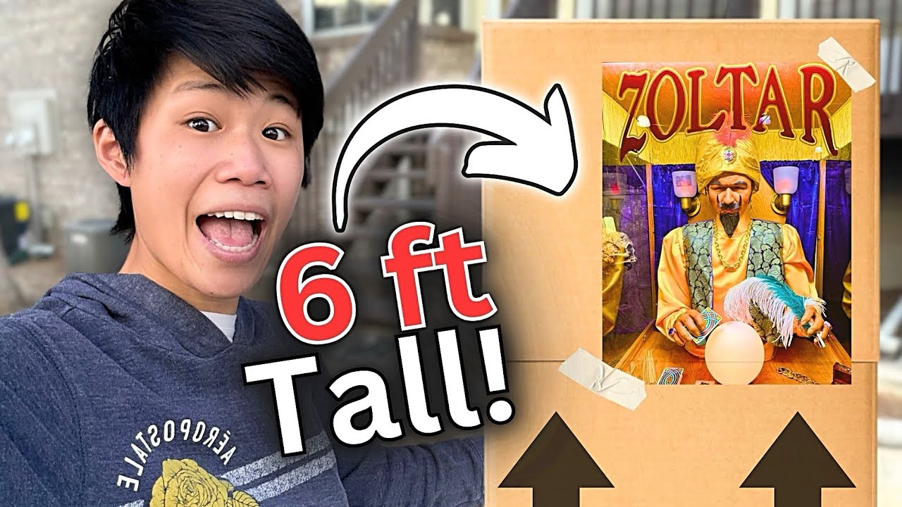UNBOXING: 7ft ZOLTAR SPEAKS Arcade Machine (Life-sized)! Online ...