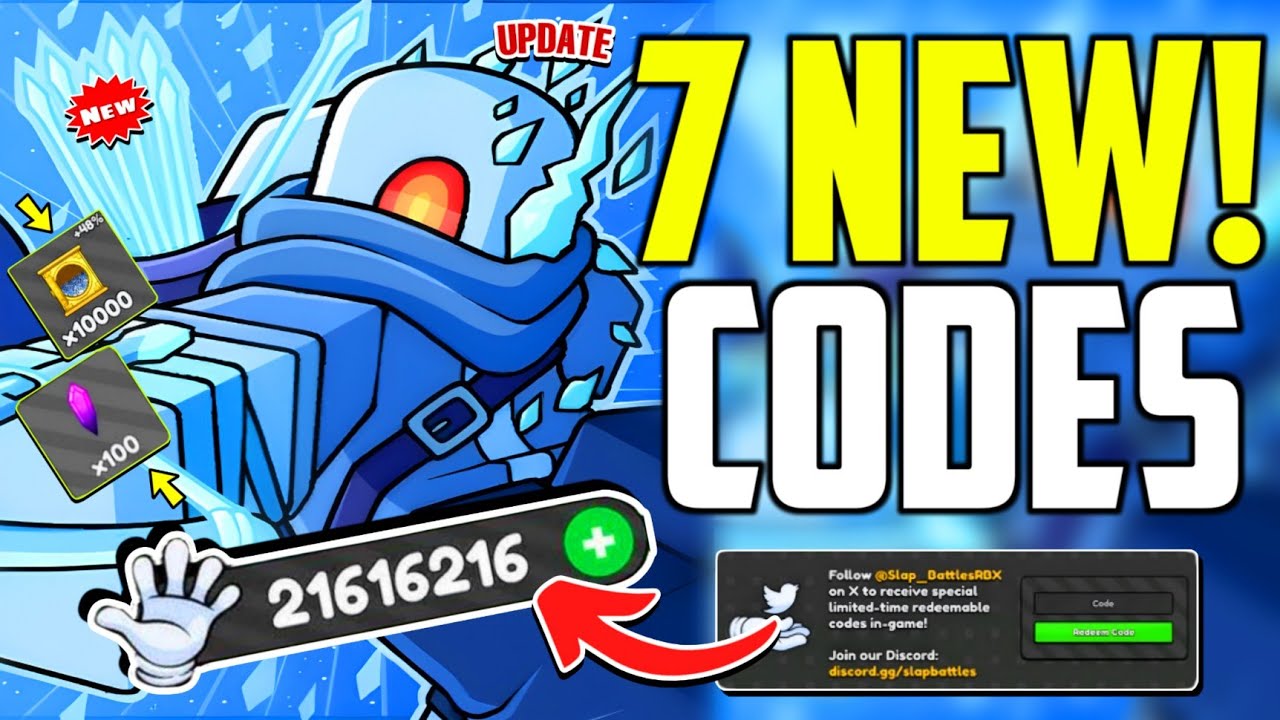 ⚠️Riftshot Glove!🎉[CODE]⚠️SLAP BATTLES ROBLOX CODES IN NOVEMBER 2025 ...