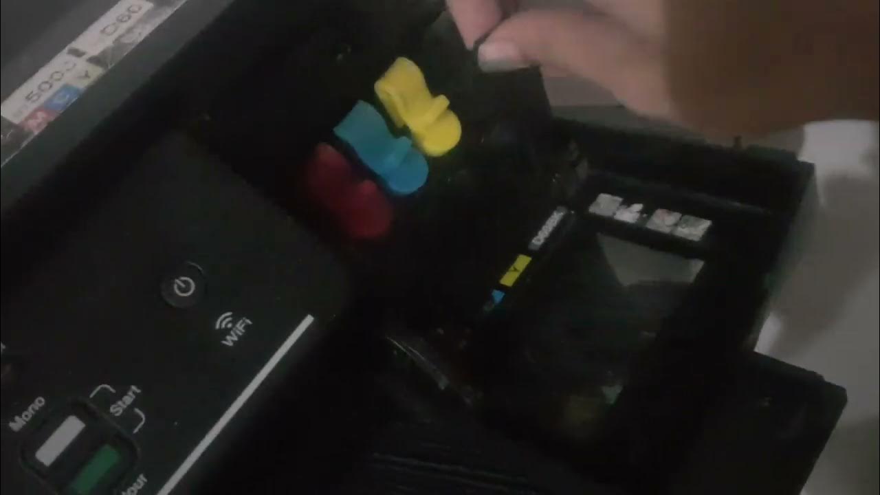 How to fix Brother DCP-T510W showing ERROR: Refill Y...Cannot print ...