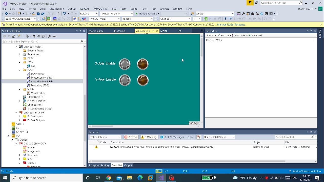 Twincat 3 PLC Visualization - YouTube