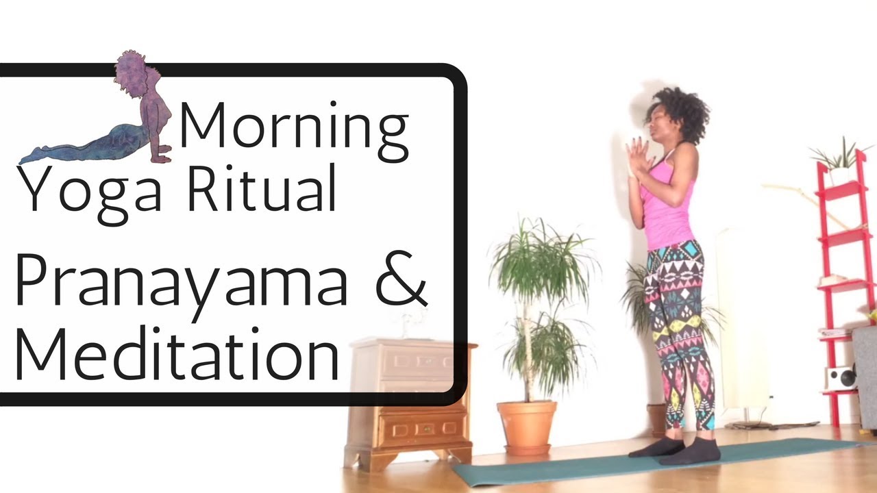 Morning Self Care Yoga Ritual - Breathing exercises & Meditataion - YouTube