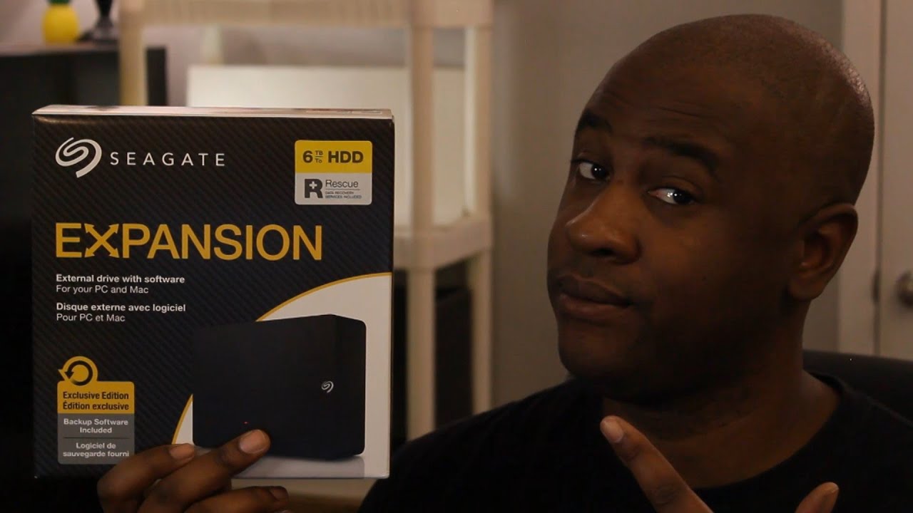 Seagate Expansion 6TB External Hard Drive Unboxing - YouTube