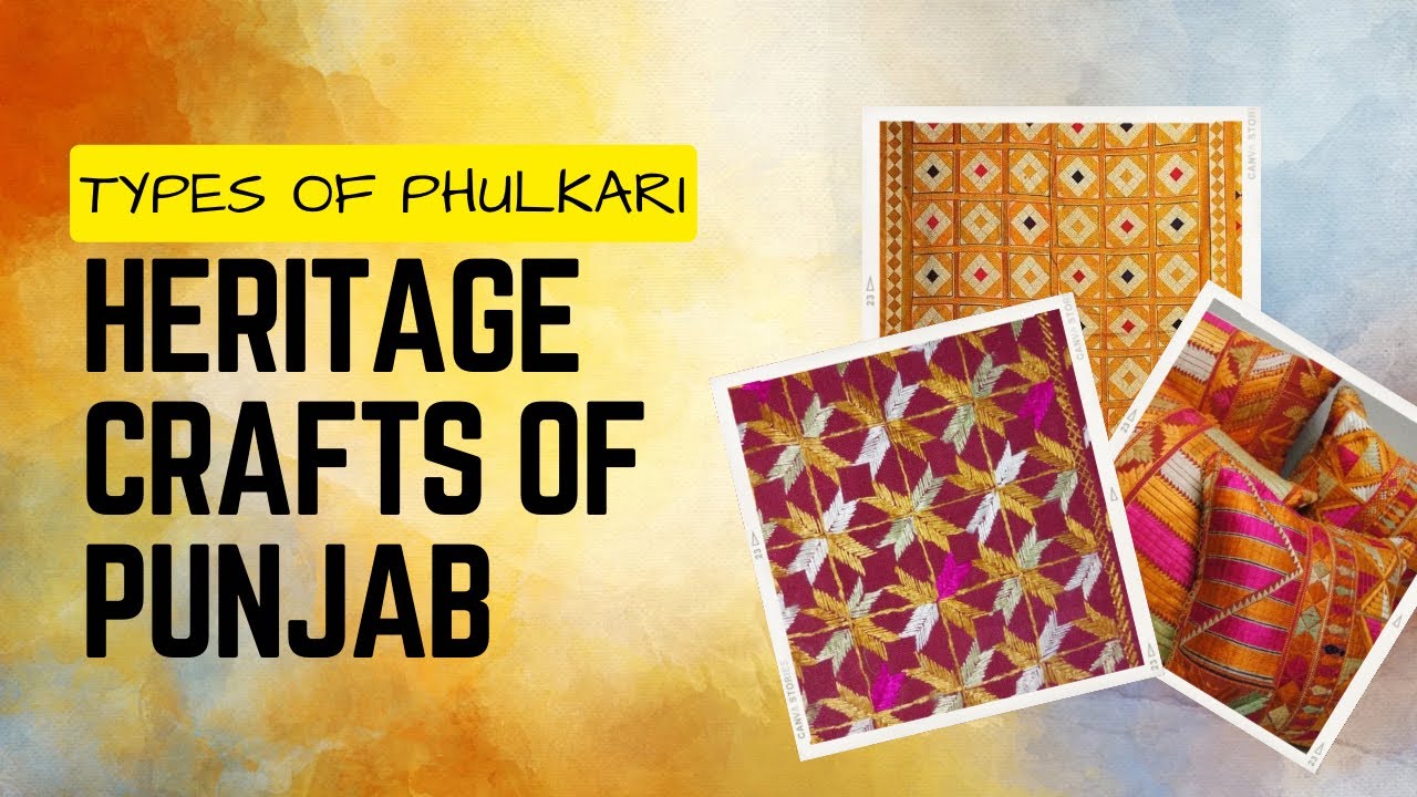 Types of Phulkari - YouTube