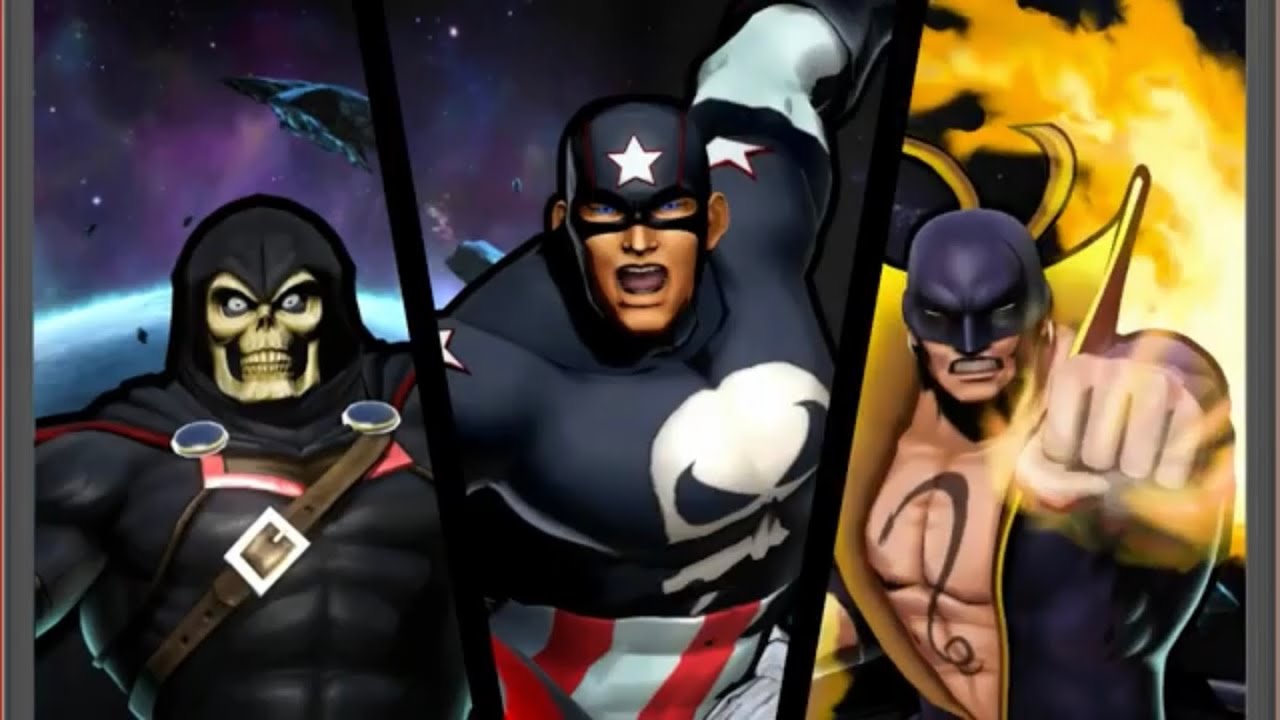 Ultimate Marvel vs Capcom 3: Captain America, Taskmaster, and Iron Fist ...