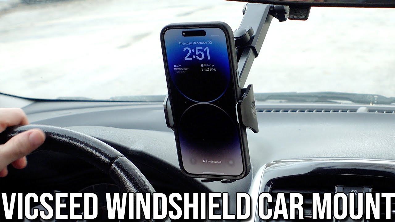 Vicseed Windshield Car Phone Mount - YouTube