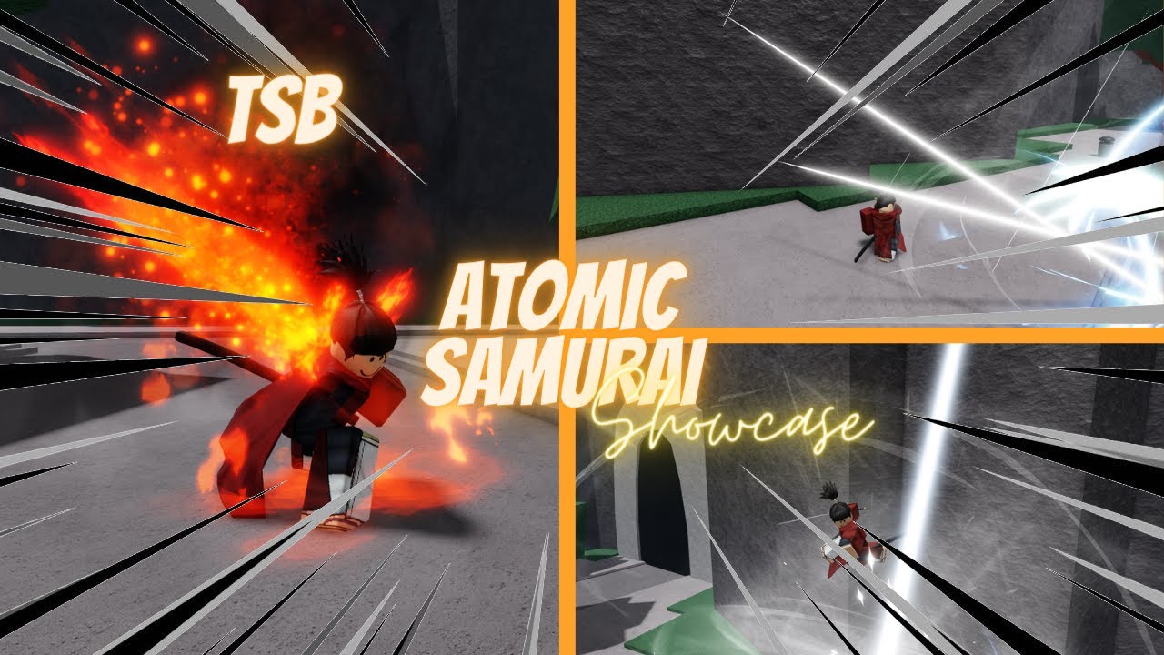 The strongest battlegrounds (atomic samurai full showcase) - YouTube