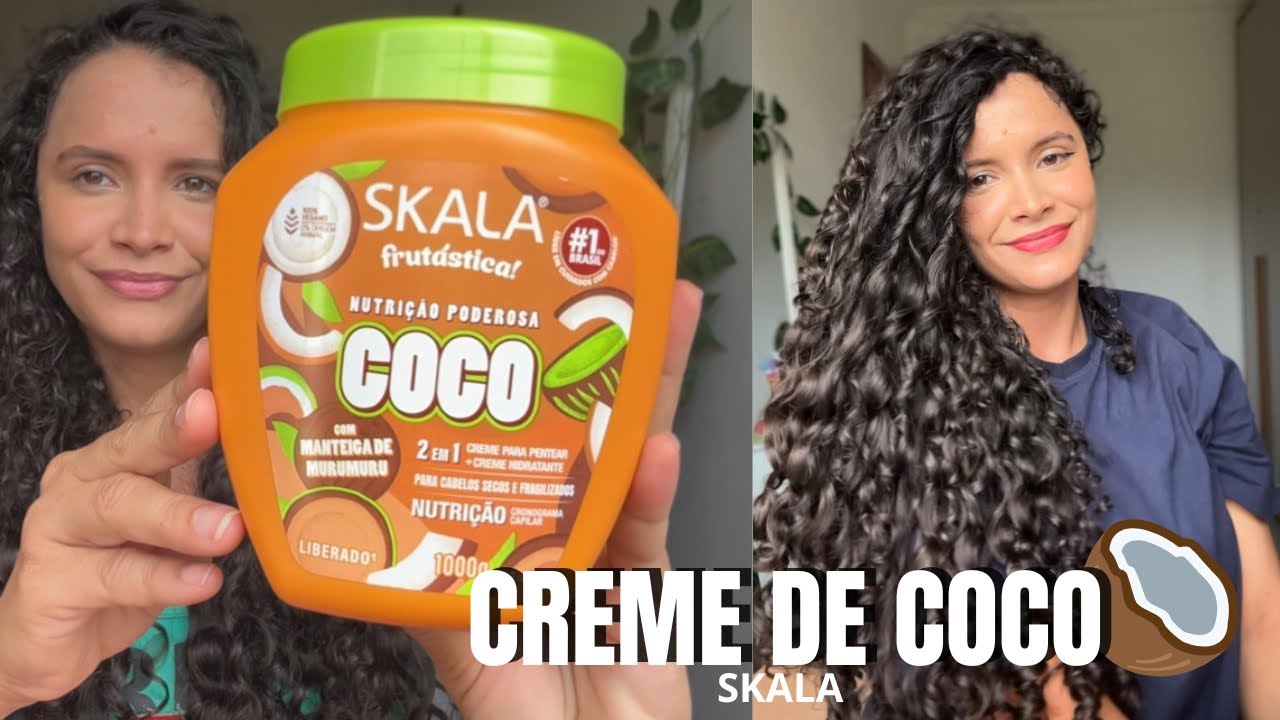 TESTANDO O CREME DE COCO 🥥 DA SKALA FRUTÁSTICA - YouTube