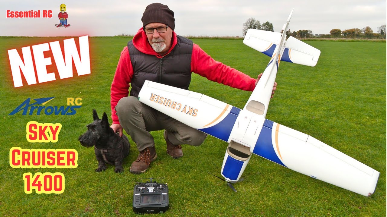 HOW SLOW CAN IT GO ? Arrows Sky Cruiser 1400mm High Wing RC Aeroplane ...