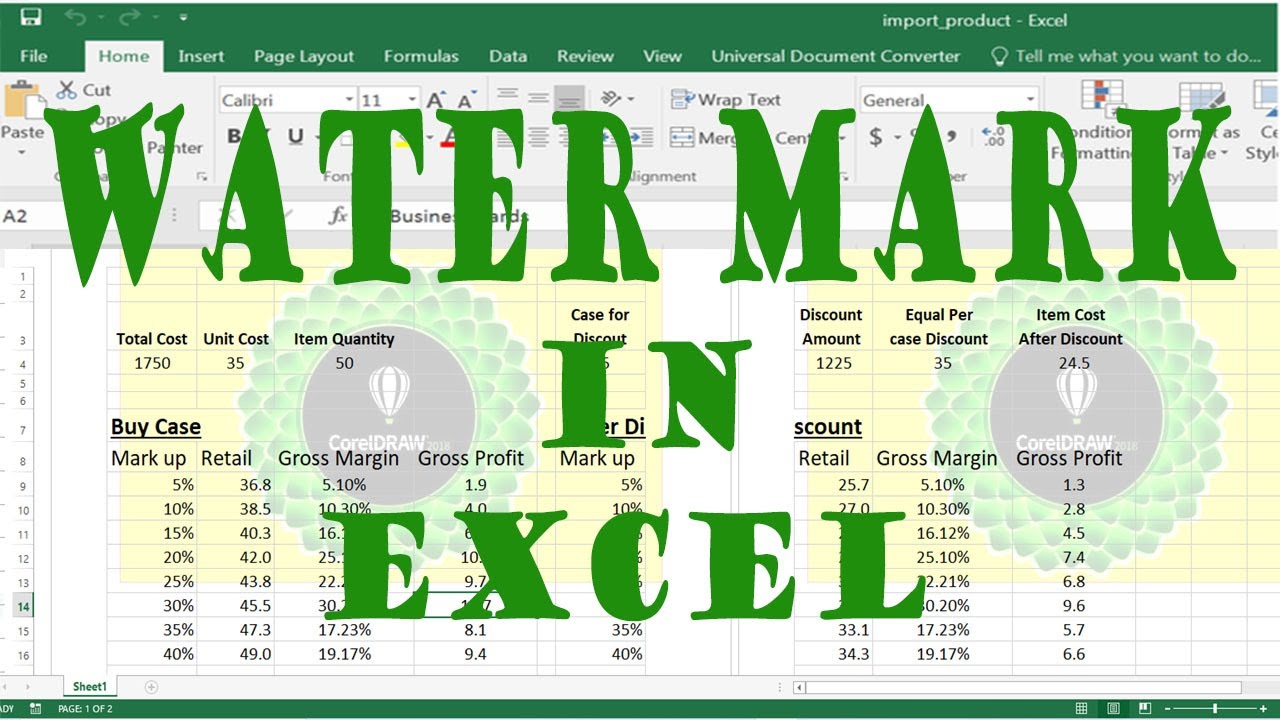How To Create WATERMARK In Excel Worksheet By Learning Center In Urud how-to-create-watermark-in-excel-worksheet-by-learning-center-in-urud
