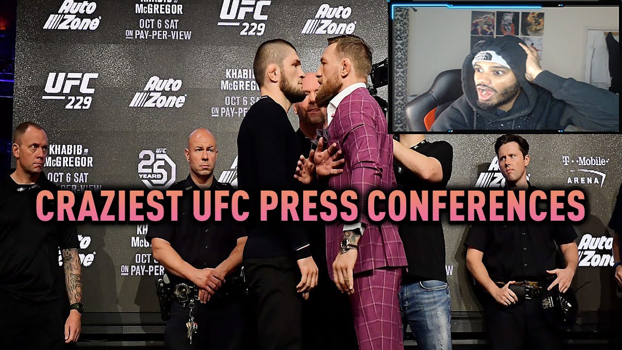 10 of the CRAZIEST Moments During a UFC Press Conference - Reaction ...
