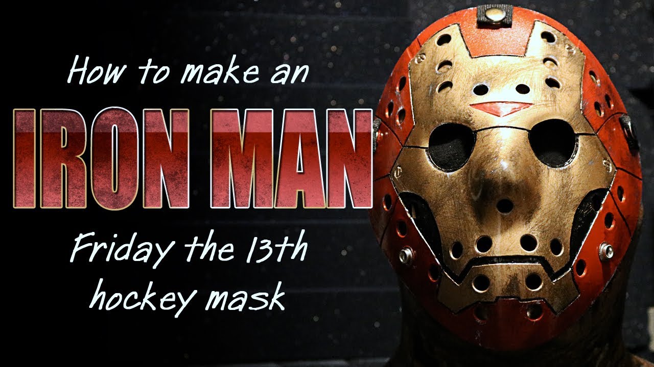 How to Make an Iron Man Jason Mask - Friday The 13th DIY Tutorial - YouTube