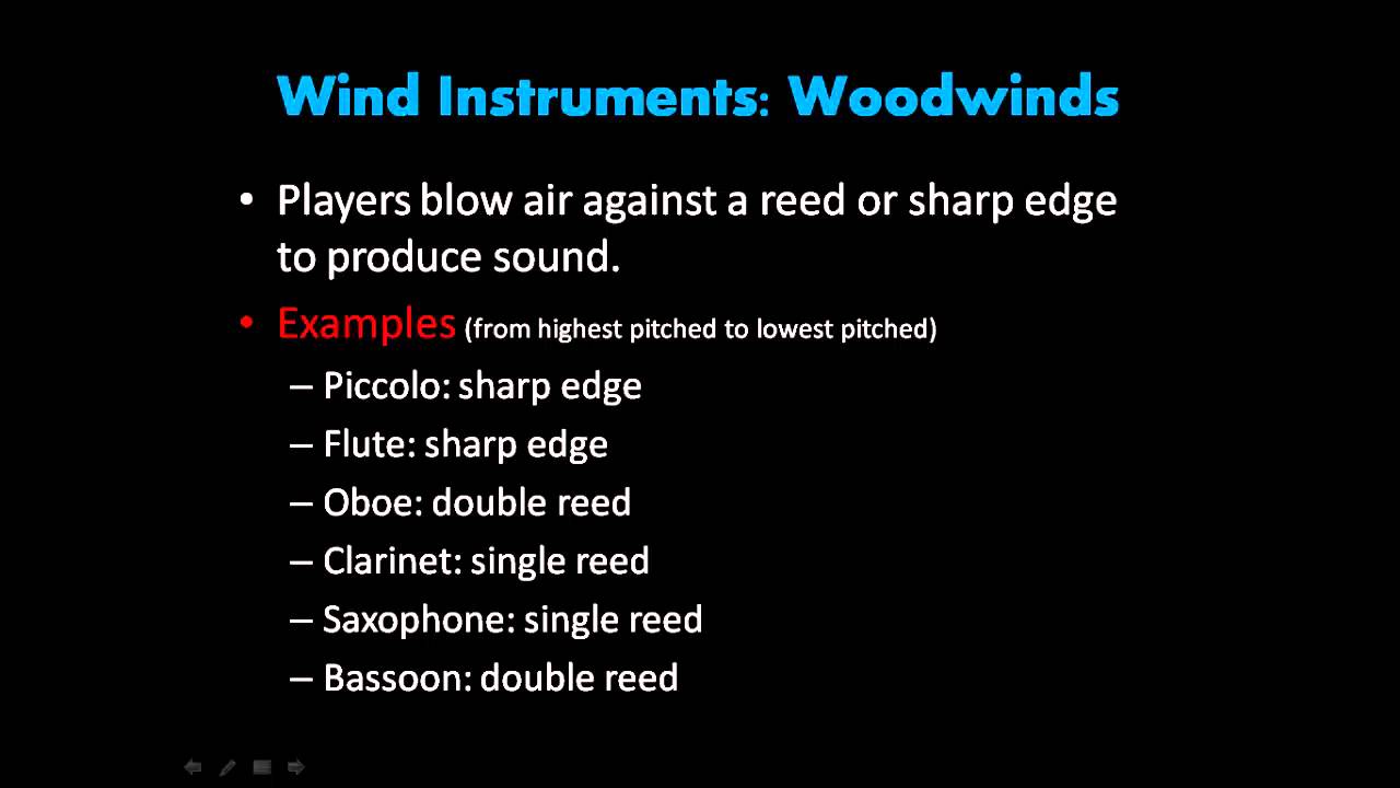 Music Theory | 5.2 Identifying Instruments: Woodwinds - YouTube