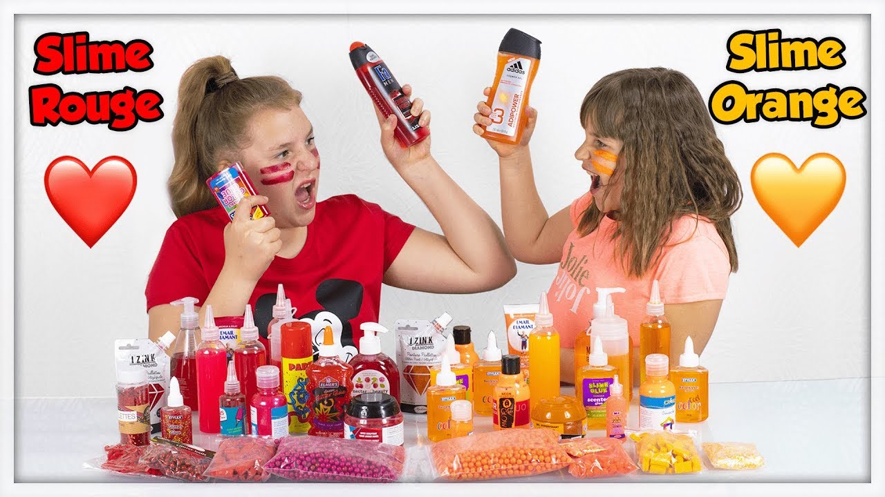 SLIME WARS! LA GUERRE DE SLIME! COLOR vs COLOR SLIME CHALLENGE! - YouTube