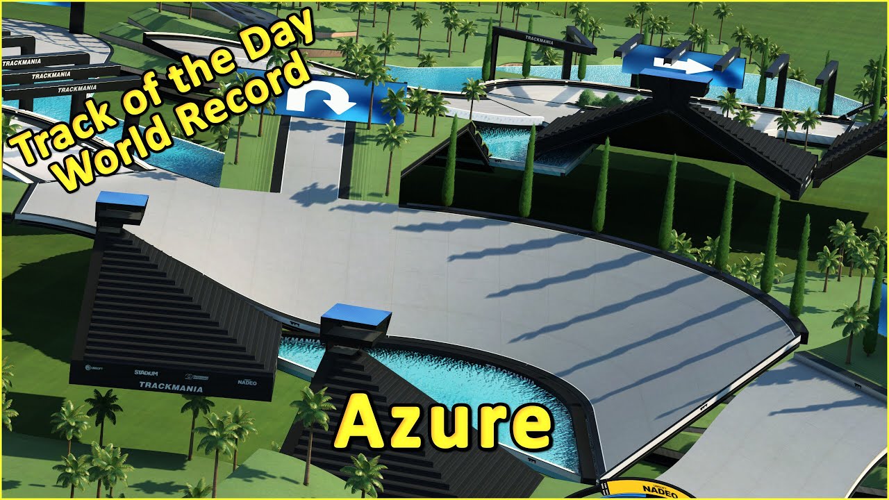 Azure - World Record by ShcrTM - TRACKMANIA Track of the Day - YouTube