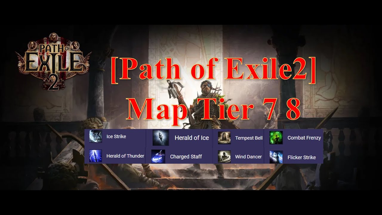 [Path of Exile2] Gemling Attribute Flicker Map Tier 7 8 - YouTube