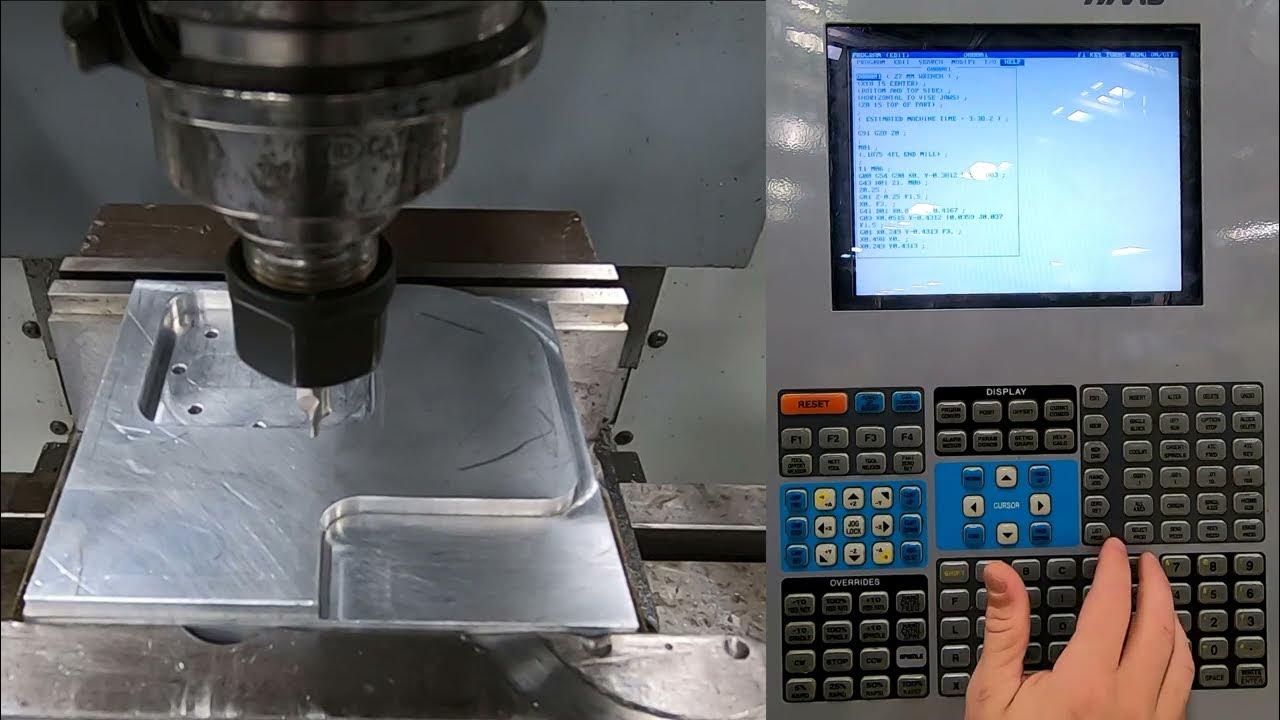 CNC Mill Simple Engraving Setup Using G47 - YouTube